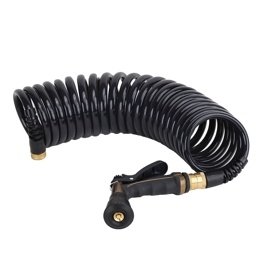 HoseCoil Commercial Pilot PRO 20' Hose Kit with Boat Bumper Metal Body ...