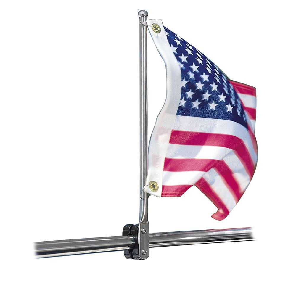 Taylor Made 7/8-1-1/4 SS Rail Mount Pulpit Staff – Durable Stainless ...