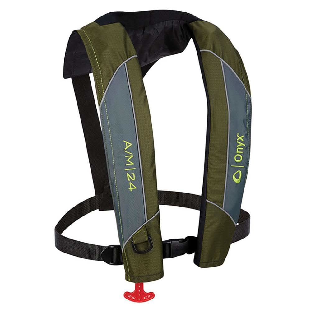 Onyx A/M-24 Automatic/Manual Inflatable PFD Life Jacket - Green ...