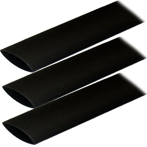 Ancor Adhesive Lined Heat Shrink Tubing (ALT) - 1" x 12" - 3-Pack ...